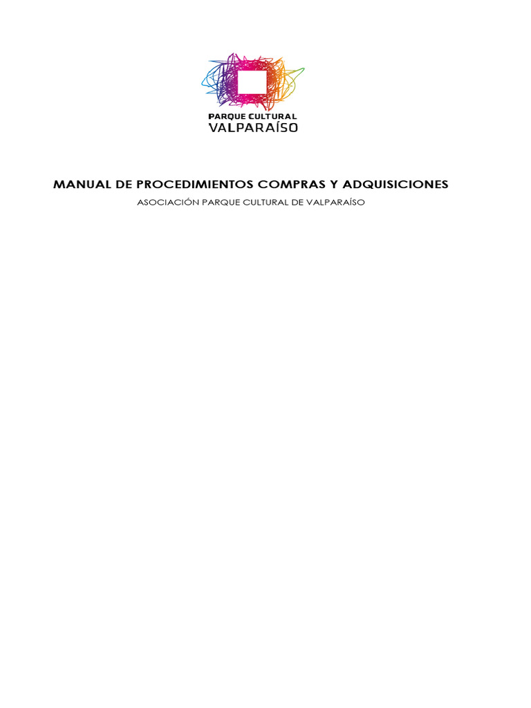 Manual de Procedimientos Compras y Adquisiciones - PCDV | PDF