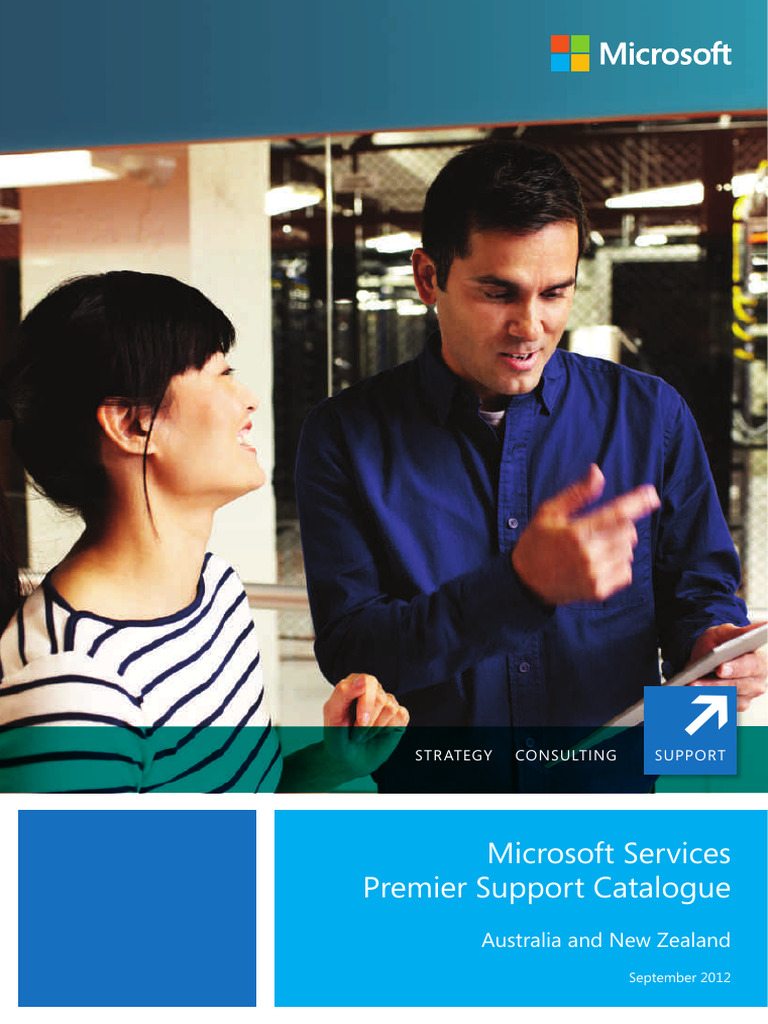 Ms Anz Services Premier Support Catalogue | PDF