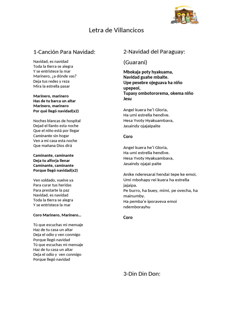 Villancicos de Navidad | PDF