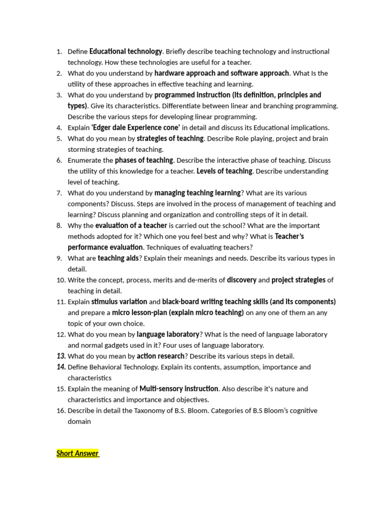 Teacher Teaching and technology | PDF