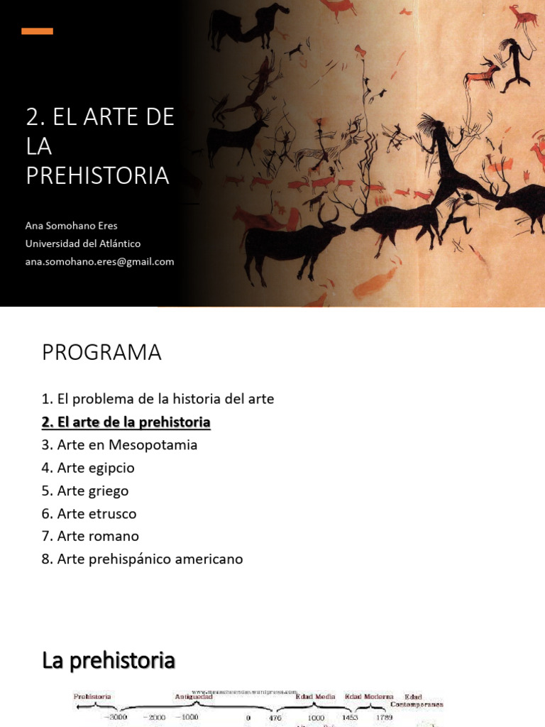 2. El Arte de La Prehistoria | PDF