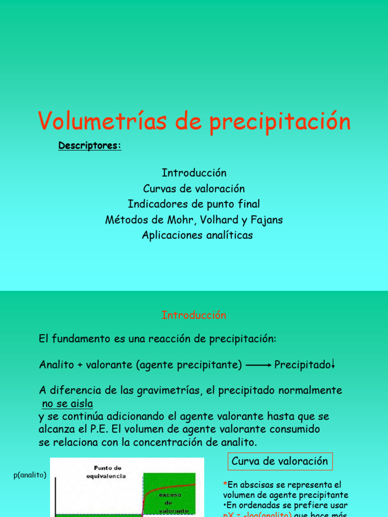 Volumetría Precipitación | PDF