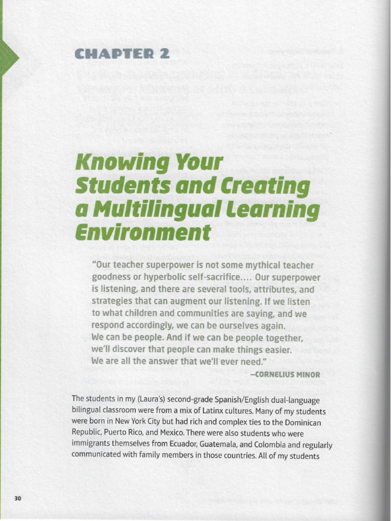 Rooted in Strength - CHPT 2 Knowing Students and Creating Multilingual ...
