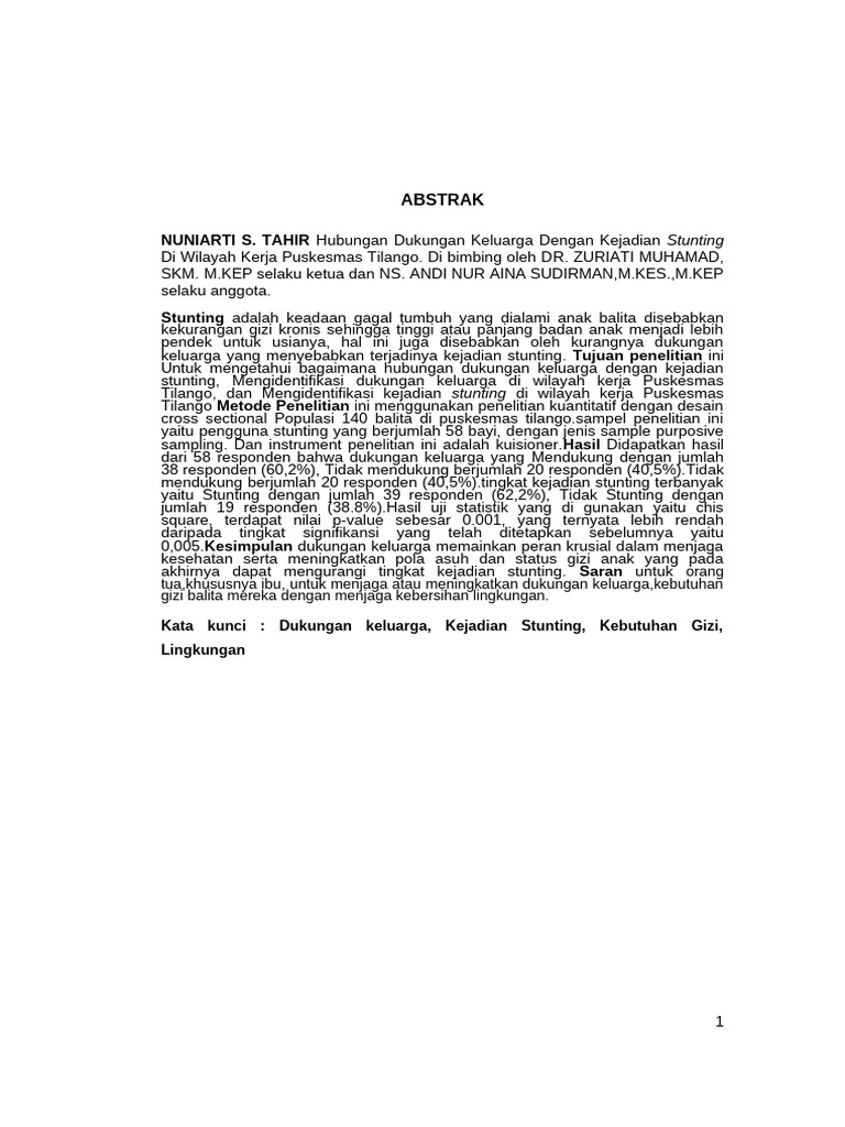 Abstrak Skripsi | PDF