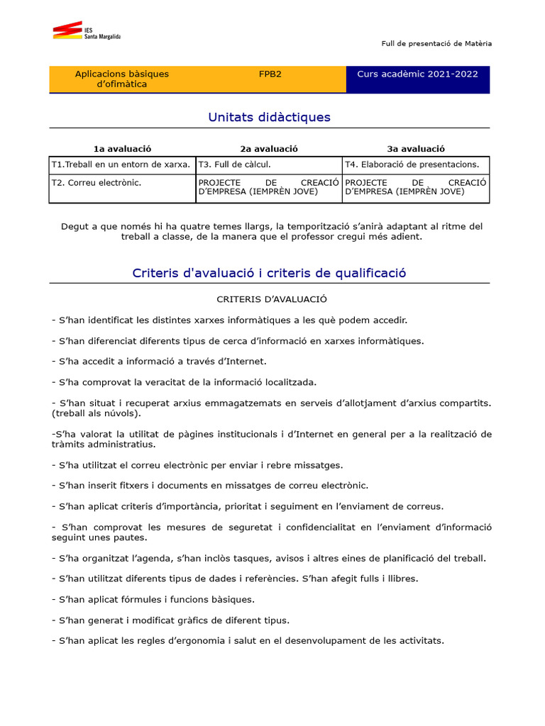 Full - Resum - Materia - Aplicacions Bàsiques Dofimàtica | PDF