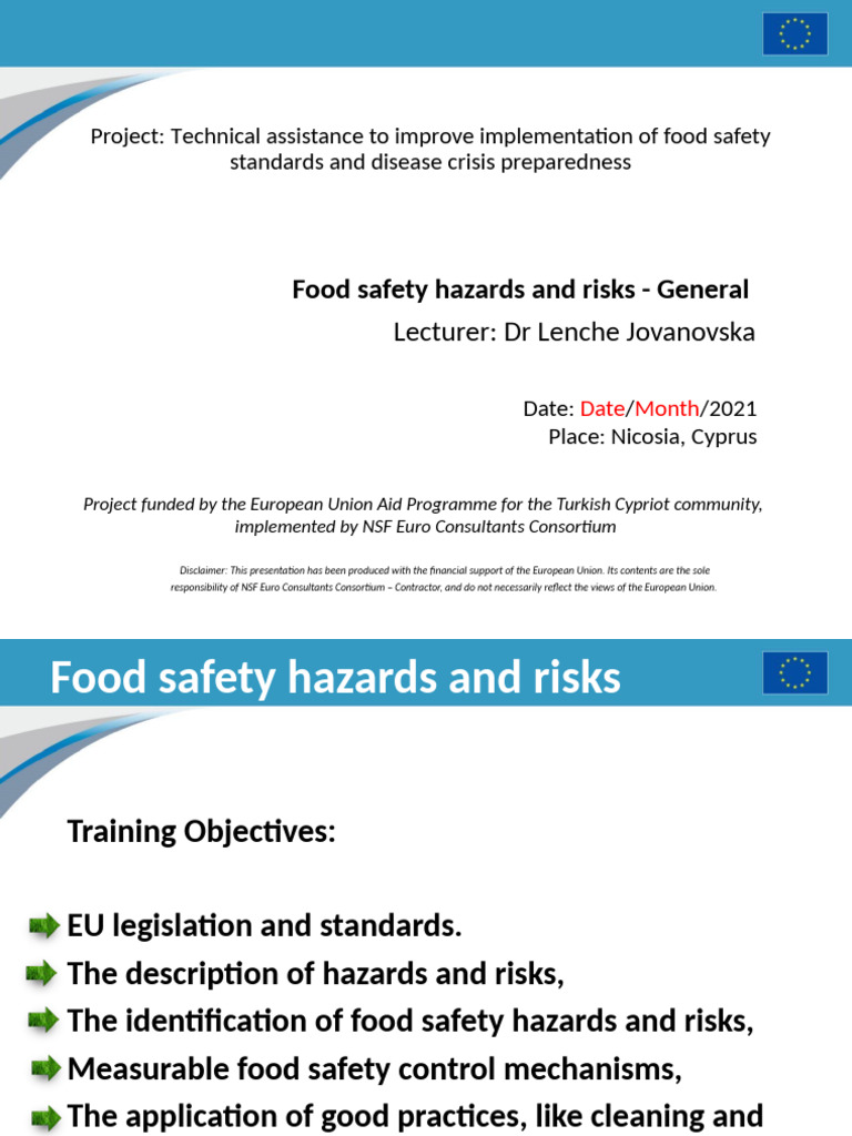 Food Safety Hazards and Risks - General | PDF