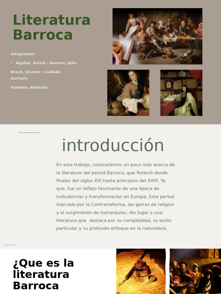 Literatura Barroca | PDF