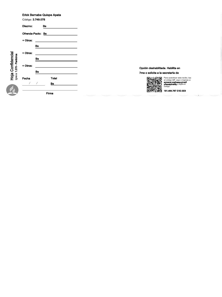 Recibo - 2085 | PDF