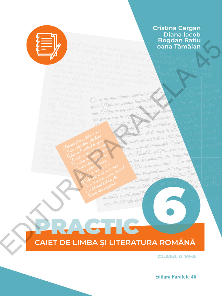 PRACTIC 6. Caiet de Limba Si Literatura Romana | PDF