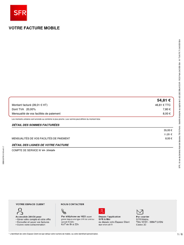 sfr facture (1) | PDF