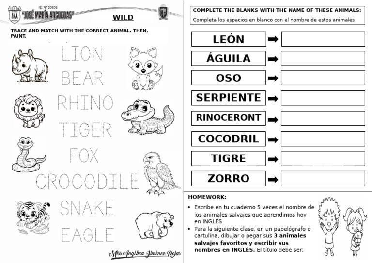 Wild Animals | PDF