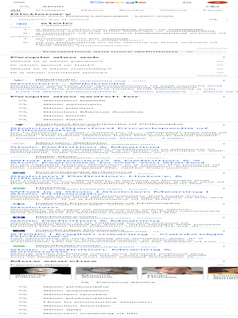Stoic - Google Search | PDF