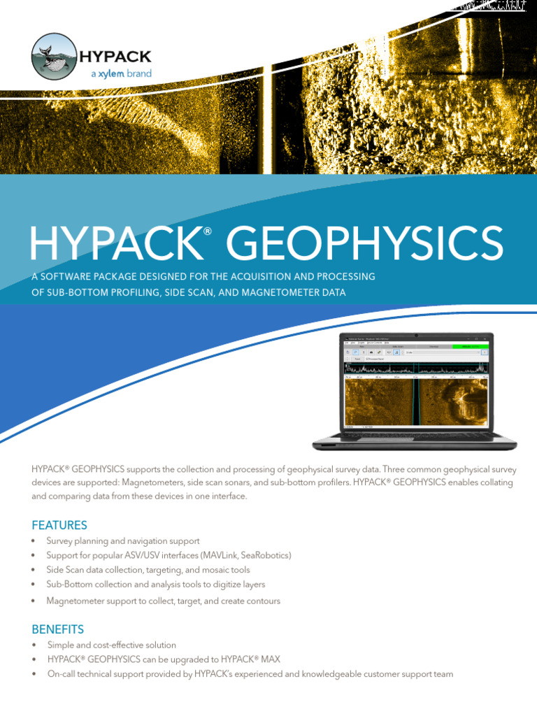 Hypack Geophysics Brochure v2 - 2022 | PDF