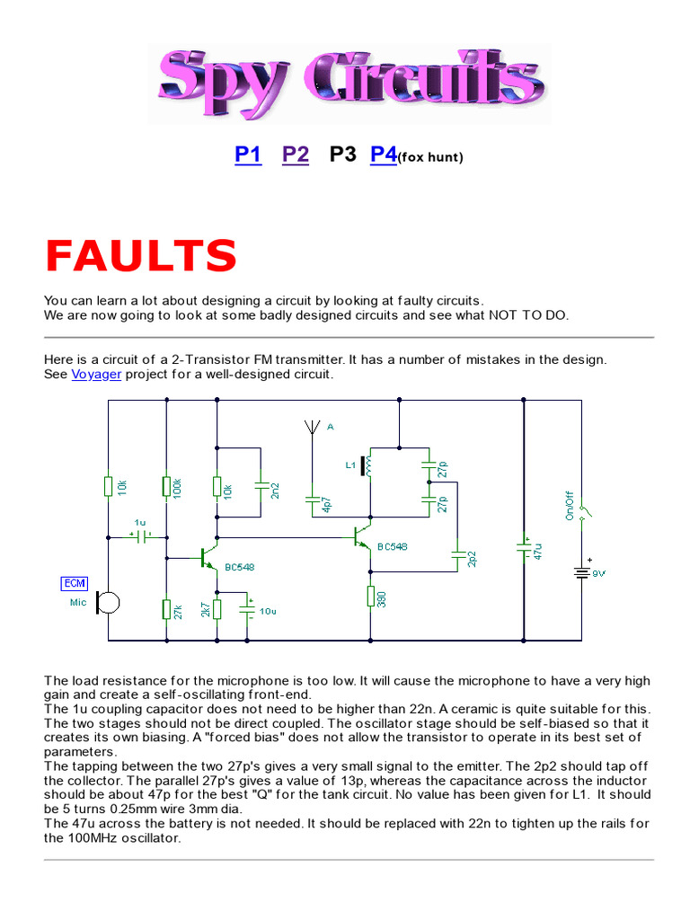 Spy Circuits - Part 3 | PDF