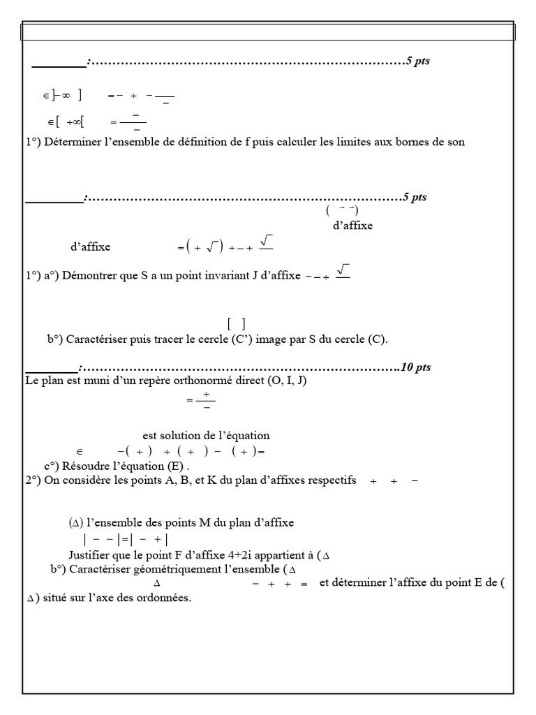 Brochure D'exo Maths-1 | PDF