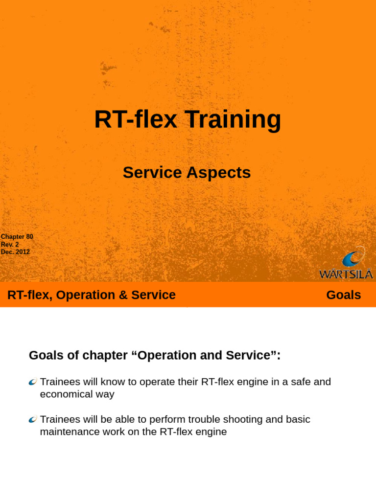 80 RT-flex Service-Operation Rev-02 | PDF