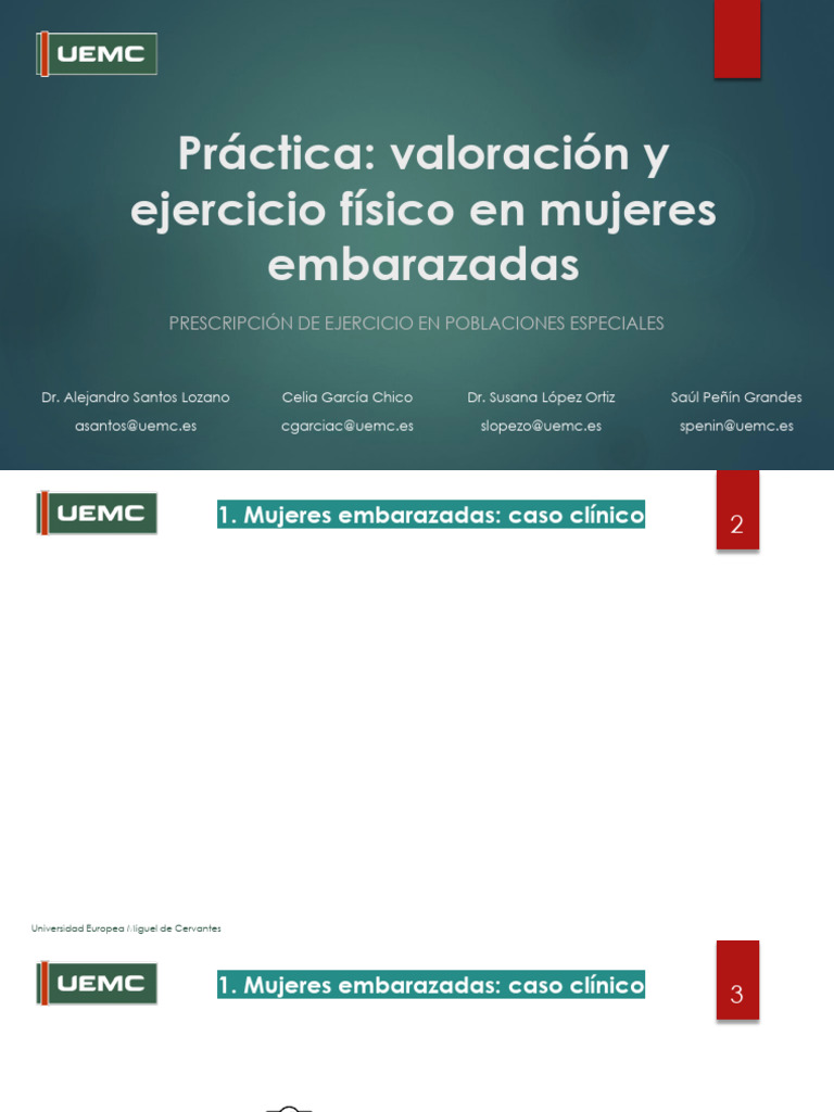 Práctica tema 7 (mujeres embarazadas) | PDF