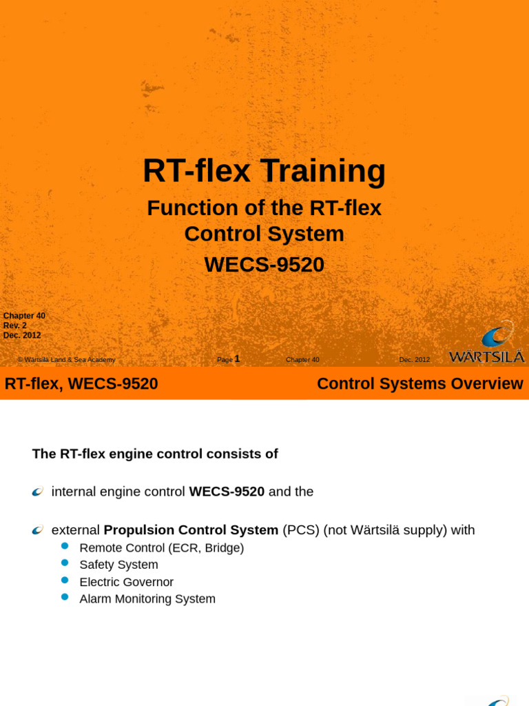 40 RT-flex WECS-9520 Control Rev-02 | PDF