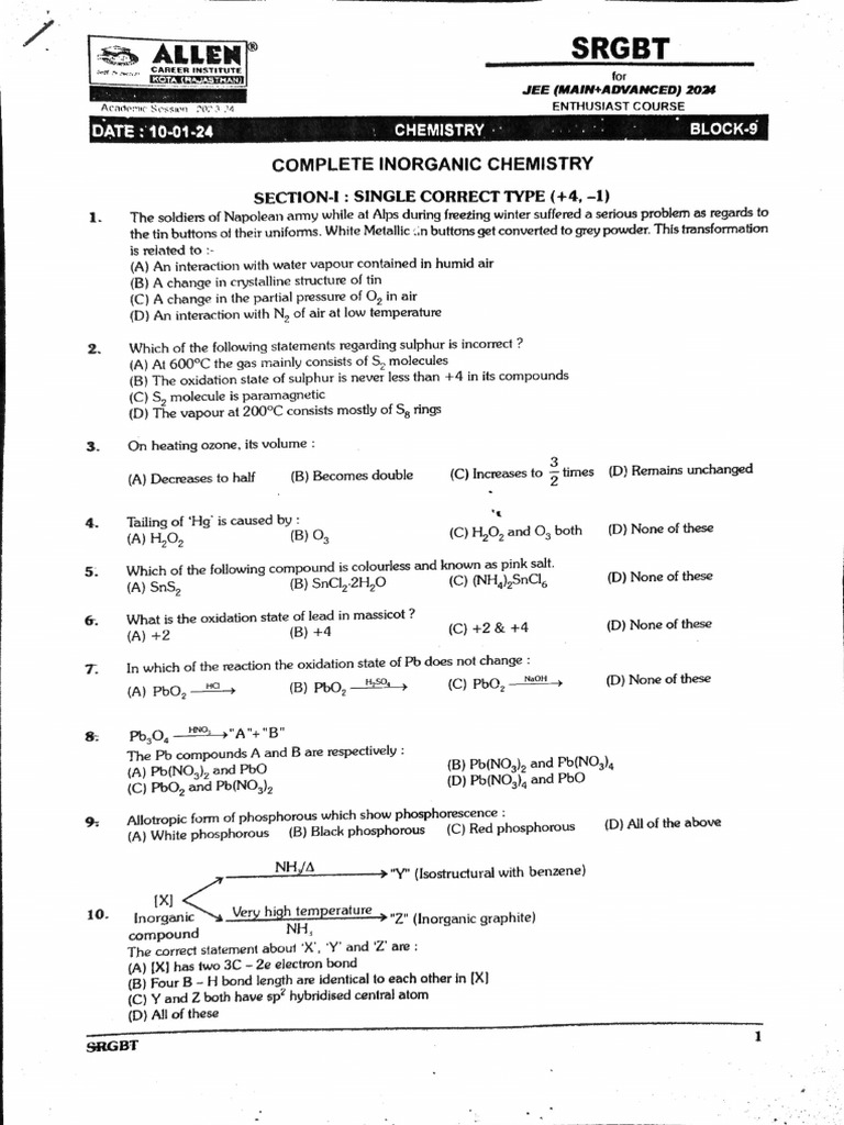 Chem 9 | PDF