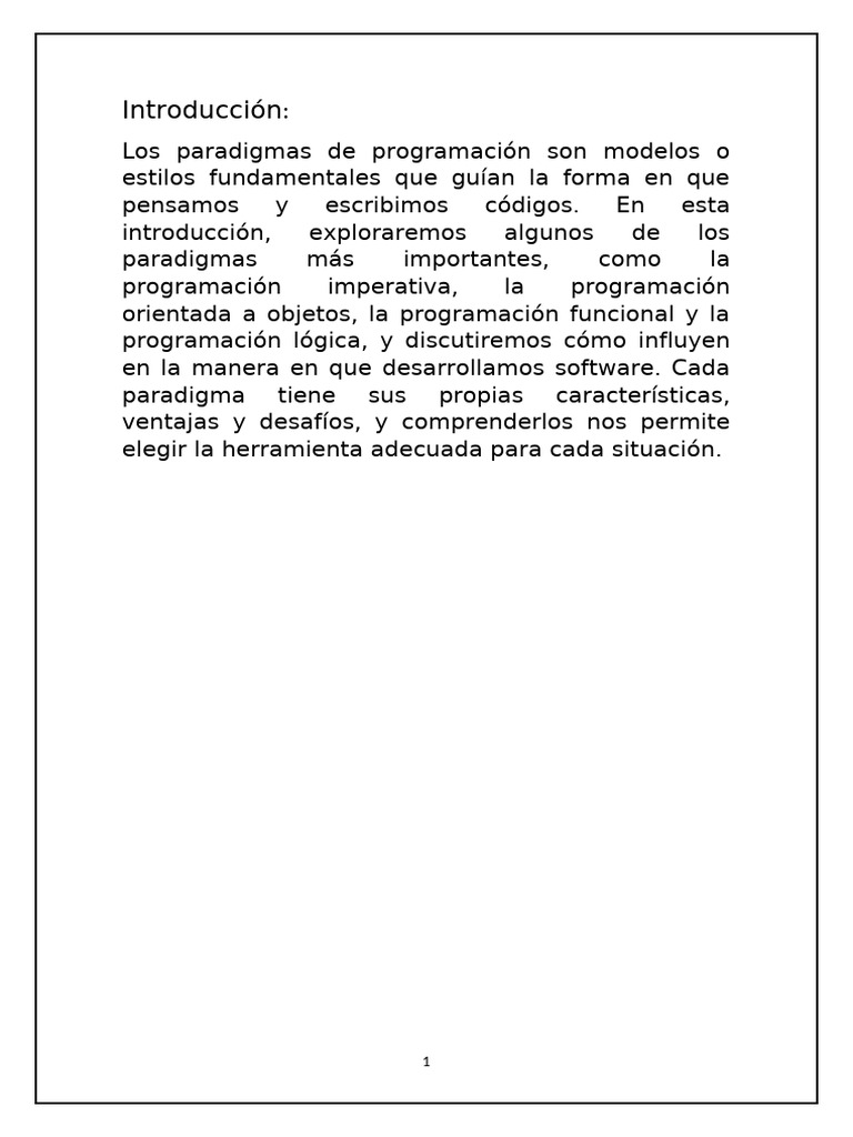 Paradigmas de Programación | PDF | Paradigmas de programación | Lenguaje de programación