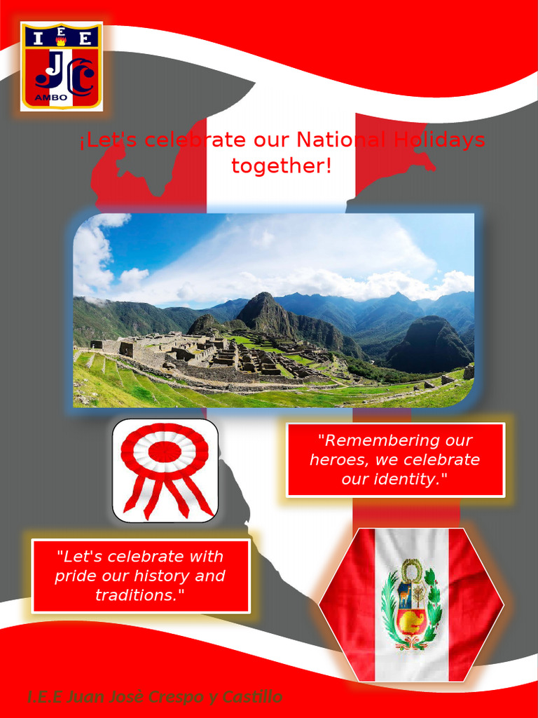 Afiche Del Peru en Ingles | PDF