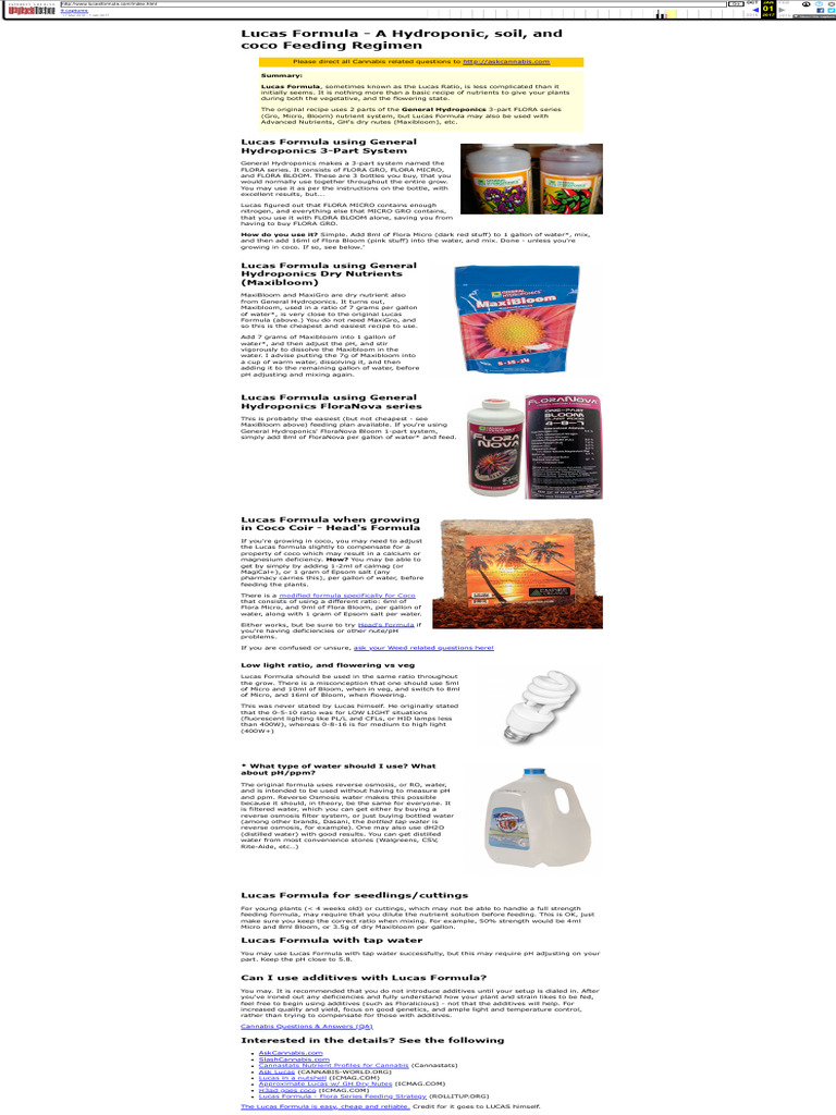 What Is Lucas Formula, and How Do I Use It | PDF