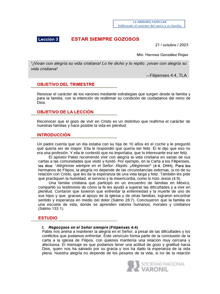 Lección 3 | PDF | Salmos | Pablo el apóstol