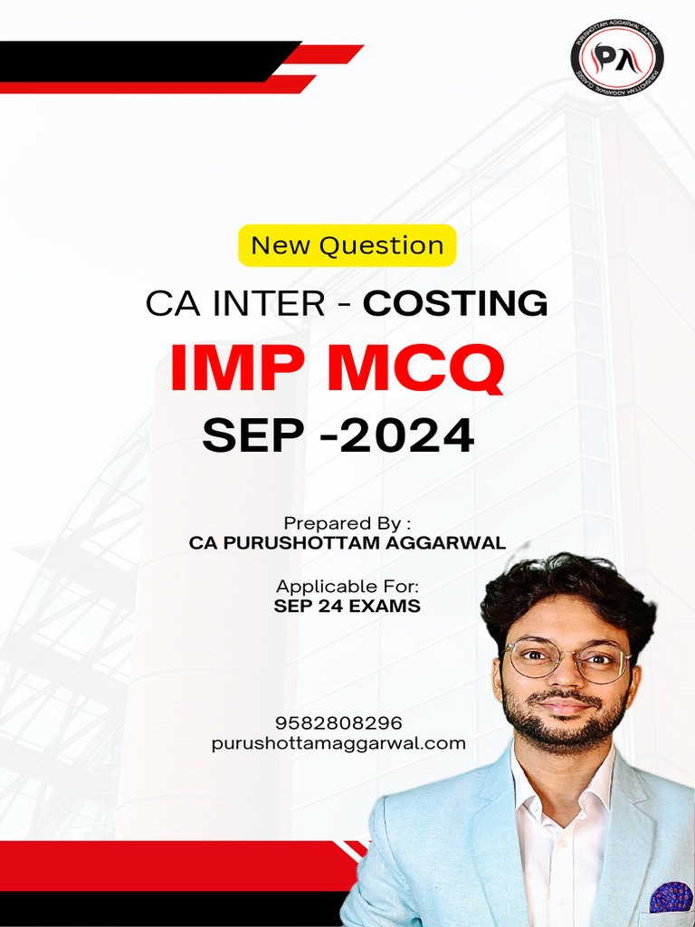 Ca Inter - : New Question | PDF