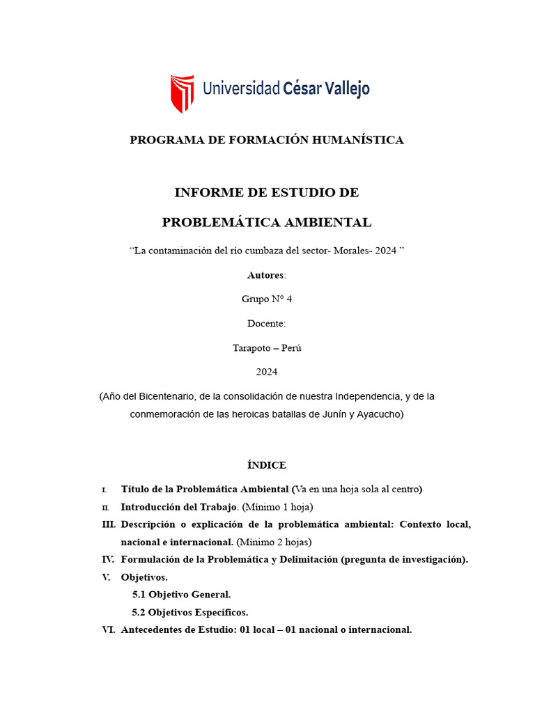 Titulo de La Problematica Tutoria V | PDF | Agua | Residuos