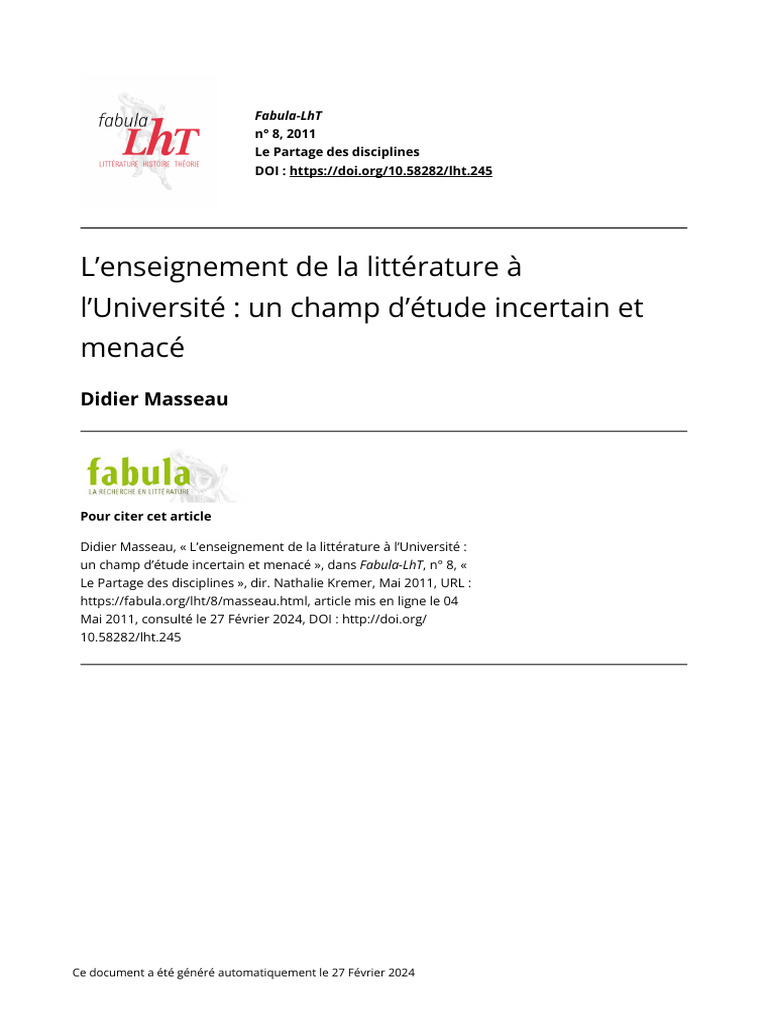 LHT 245 | PDF