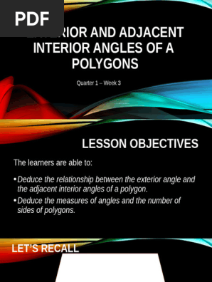 Adjacent Interior Angles