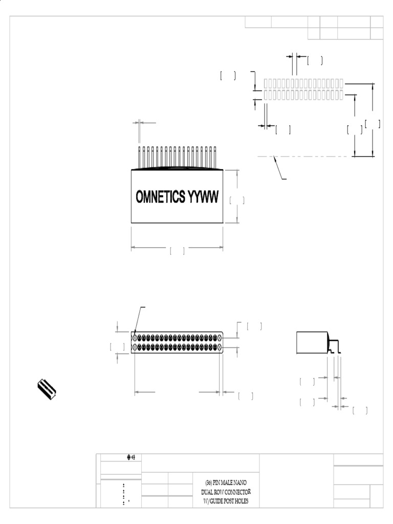 Omnetics 36pin Specsheet | PDF