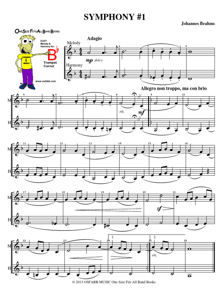 Brahms - 1 TRPT | PDF