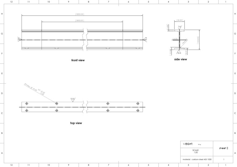 I-BEAM Drawing | PDF