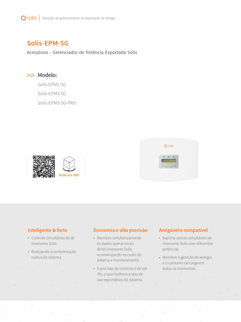 Solis Datasheet Solis-EPM-5G BRA | PDF