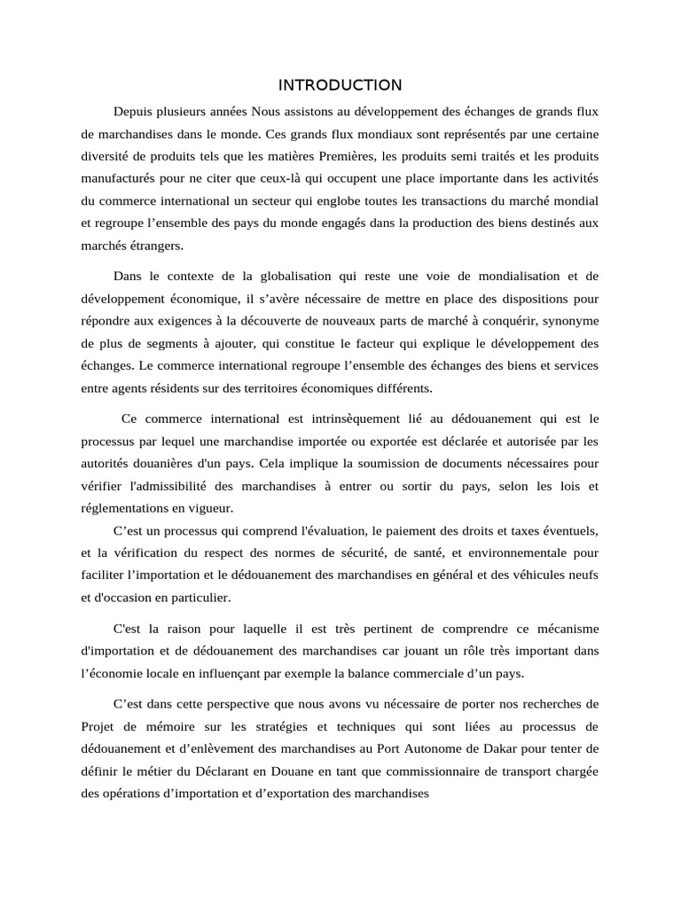 Memoire Projet Maimouna Niang Unipro | PDF