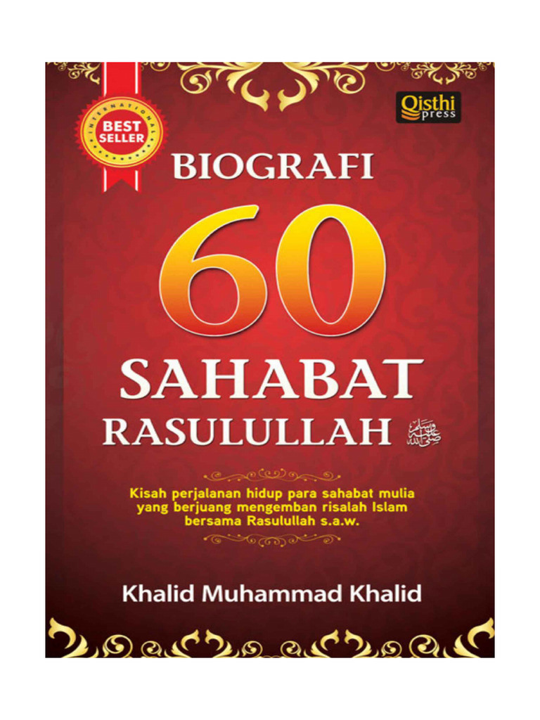 (WH) Biografi 60 Sahabat Rasulullah S.A.W. - Khalid Muhammad Khalid | PDF