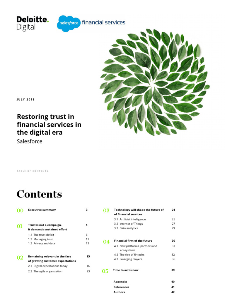 Deloitte Salesforce Market Trends Report 2018 | PDF