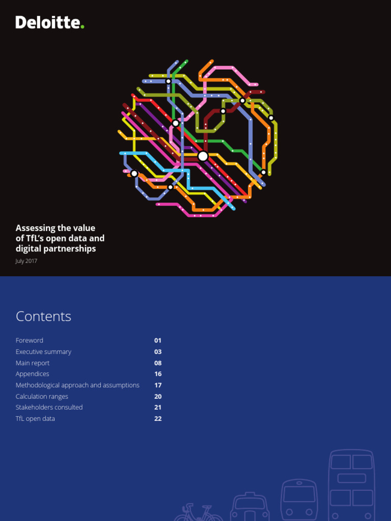Deloitte Report TFL Open Data | PDF