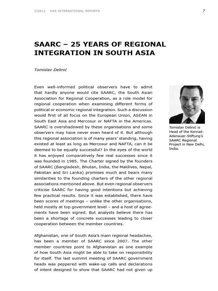SAARC | PDF