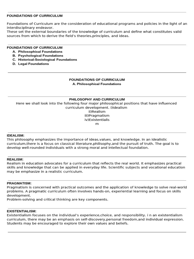 PHILOSOPHICAL-FOUNDATION | PDF