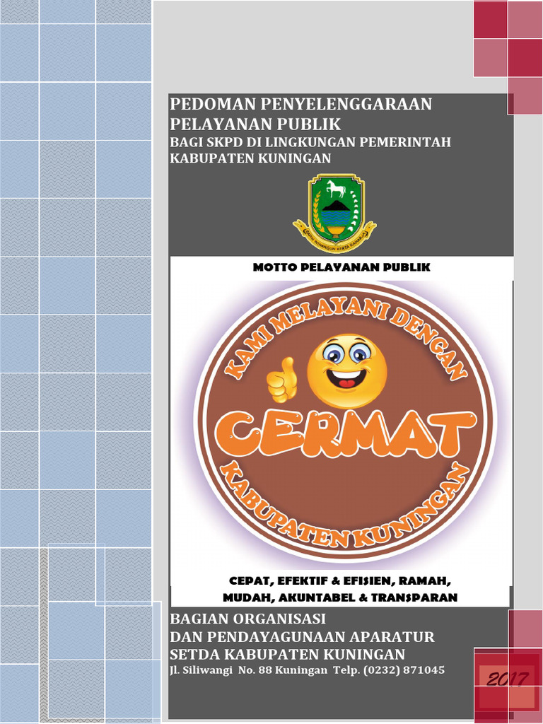 Pedoman Pelayanan Publik | PDF