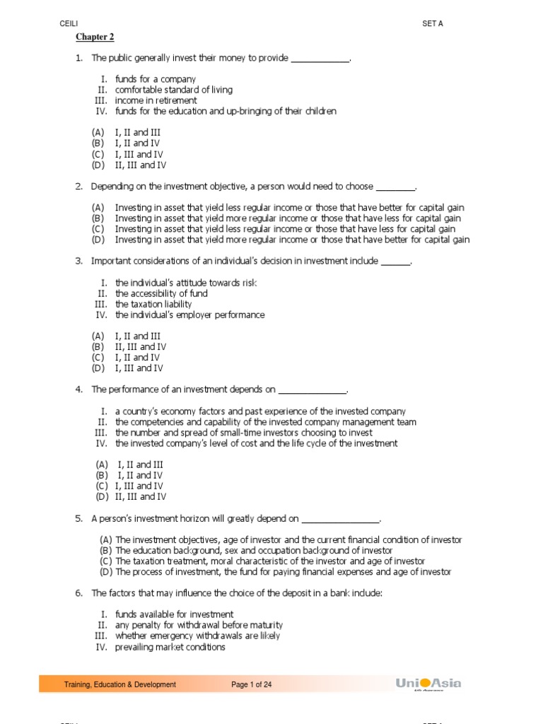 2 Ceilli Set A (Eng) | PDF | Life Insurance | Insurance
