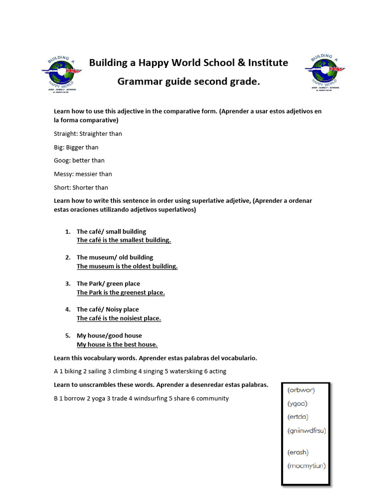 grammar study guide | PDF