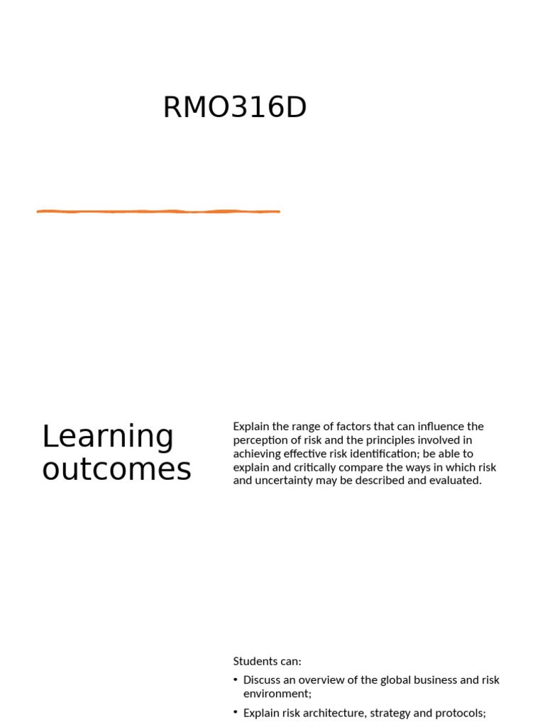 Unit 2 - A1 - Risk Management and Control (Application 1) | PDF