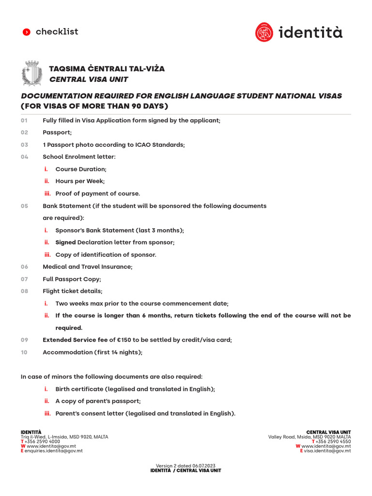 Study Eng Language Checklist | PDF