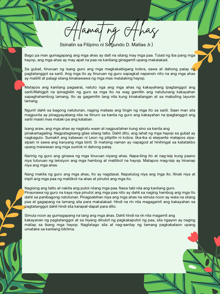 Ahas | PDF