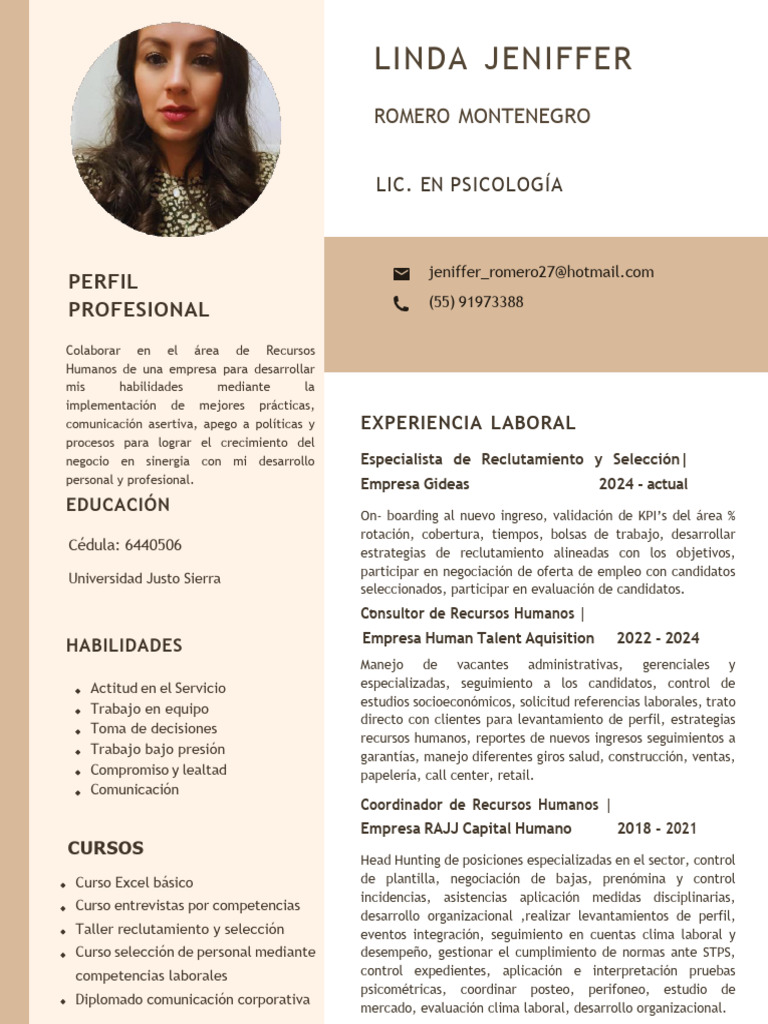 CV Linda Jeniffer Romero M | PDF