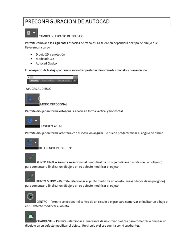 Autocad 2018 | PDF | Tangente | Métodos y materiales de enseñanza