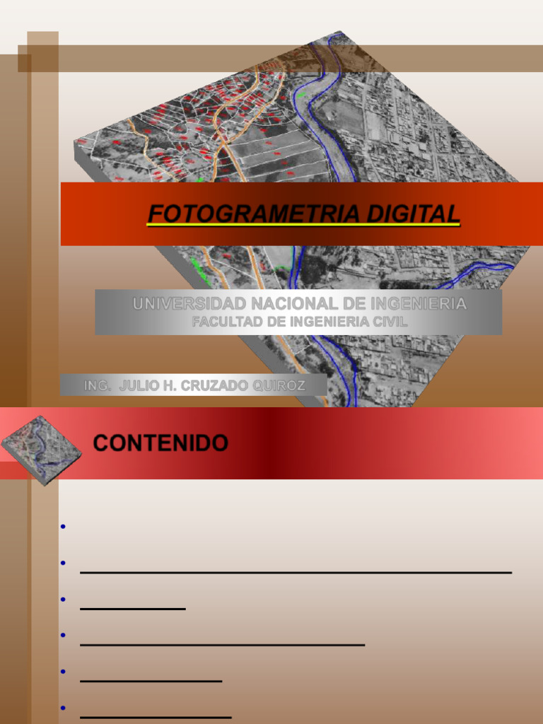 Fotogrametria Digital: Universidad Nacional de Ingenieria | PDF